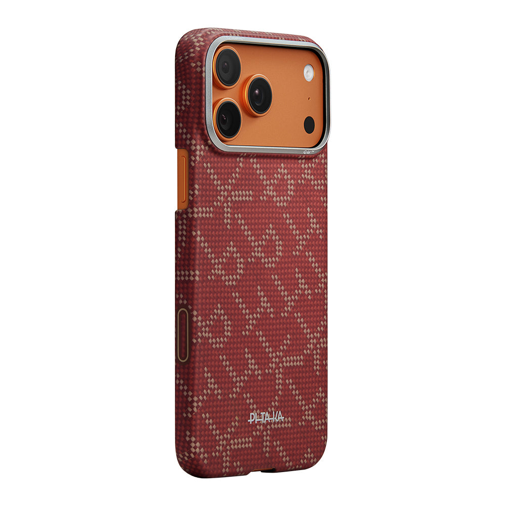 Pitaka Tactile Woven Monogram Serisi iPhone 17 Pro M-safe Şarj Özellik ...