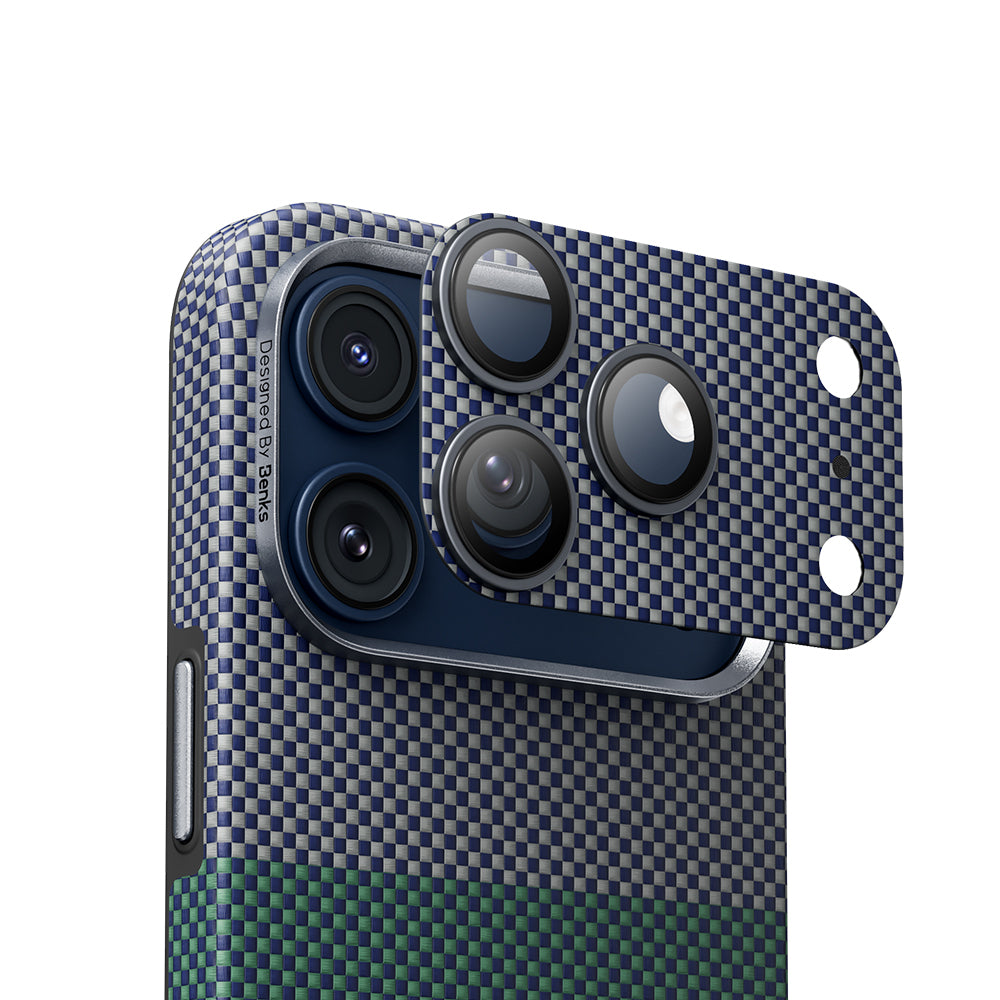 Benks ArmorWarrior Aurora Serisi iPhone 17 Pro Max Kevlar Kamera Lens ...