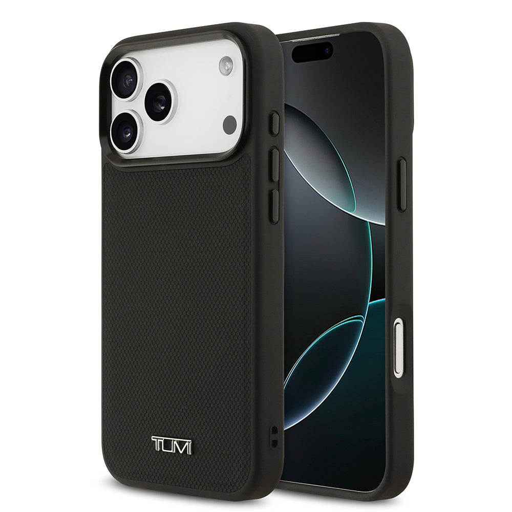 TUMI iPhone 17 Pro Max M-safe Şarj Özellikli Deri Noktalı Dizayn Telef ...