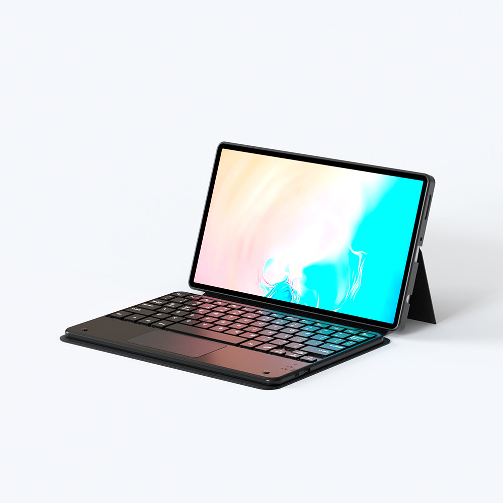 Cepax Galaxy Tab S11 Border Keyboard Bluetooh Bağlantılı Standlı Klavy