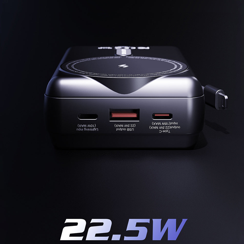 Lenyes PX274D PD 22.5W Standlı M-safe Şarj Özellikli Wireless Powerban ...