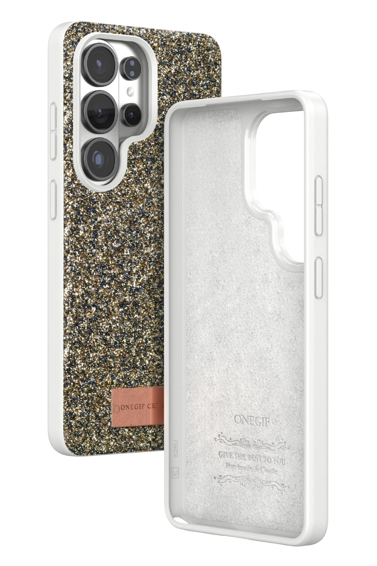 Onegif Samsung Galaxy S26 Ultra Bright Simli Telefon Kılıfı – Cepax