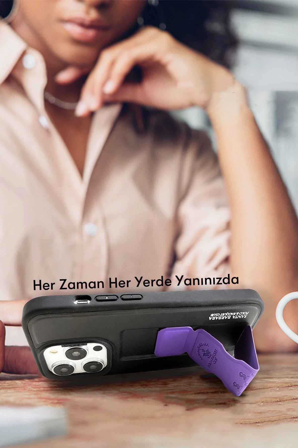 Santa Barbara Polo Racquet Club iPhone 13 Pro Parker Stand Telefon Kıl ...