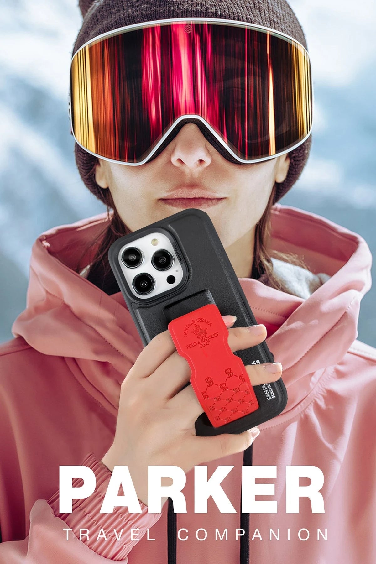 Santa Barbara Polo Racquet Club iPhone 13 Pro Parker Stand Telefon Kıl ...