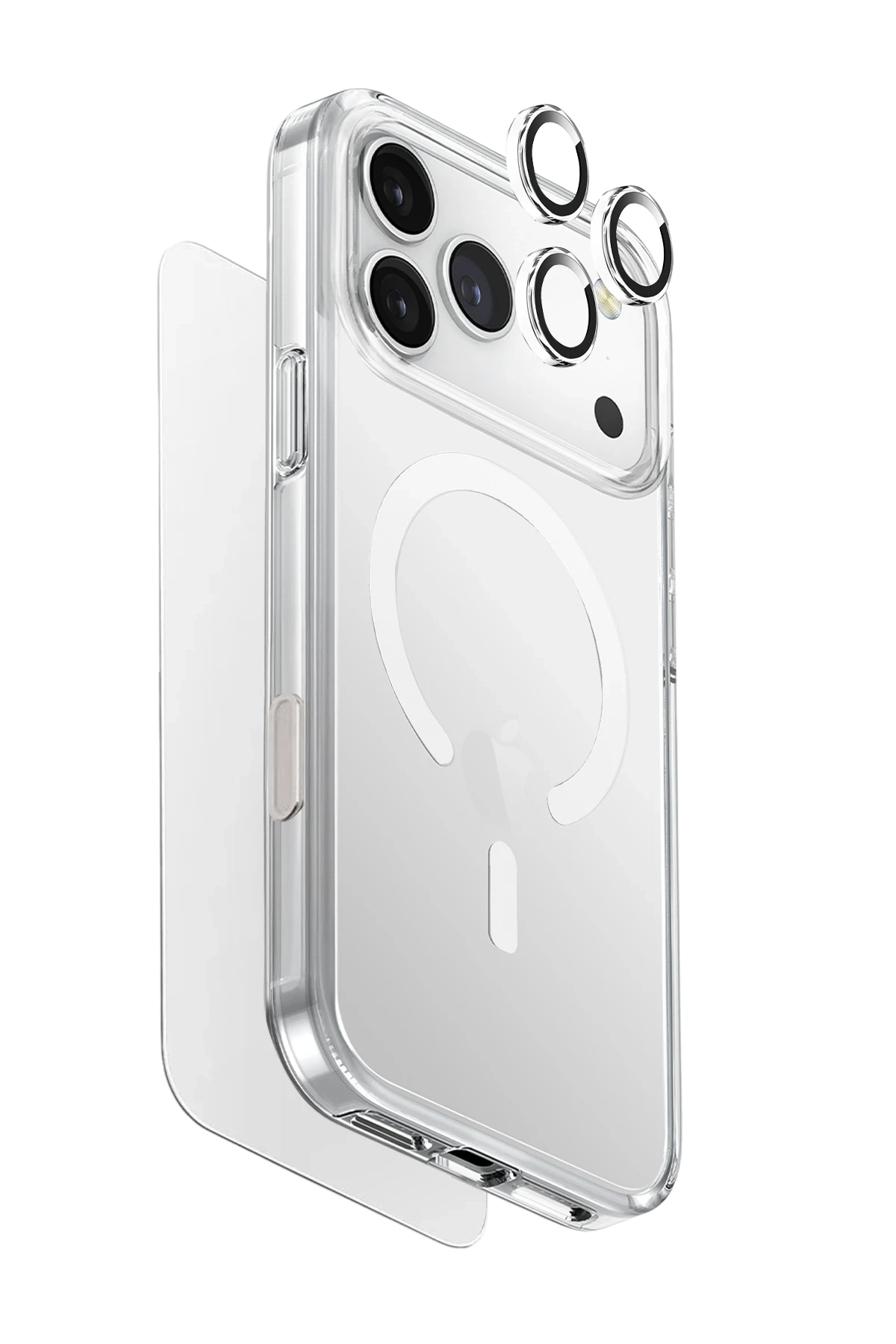 Uniq Apple iPhone 17 Pro Clearvue Magsafe Telefon Kılıfı + Ekran Koruy ...