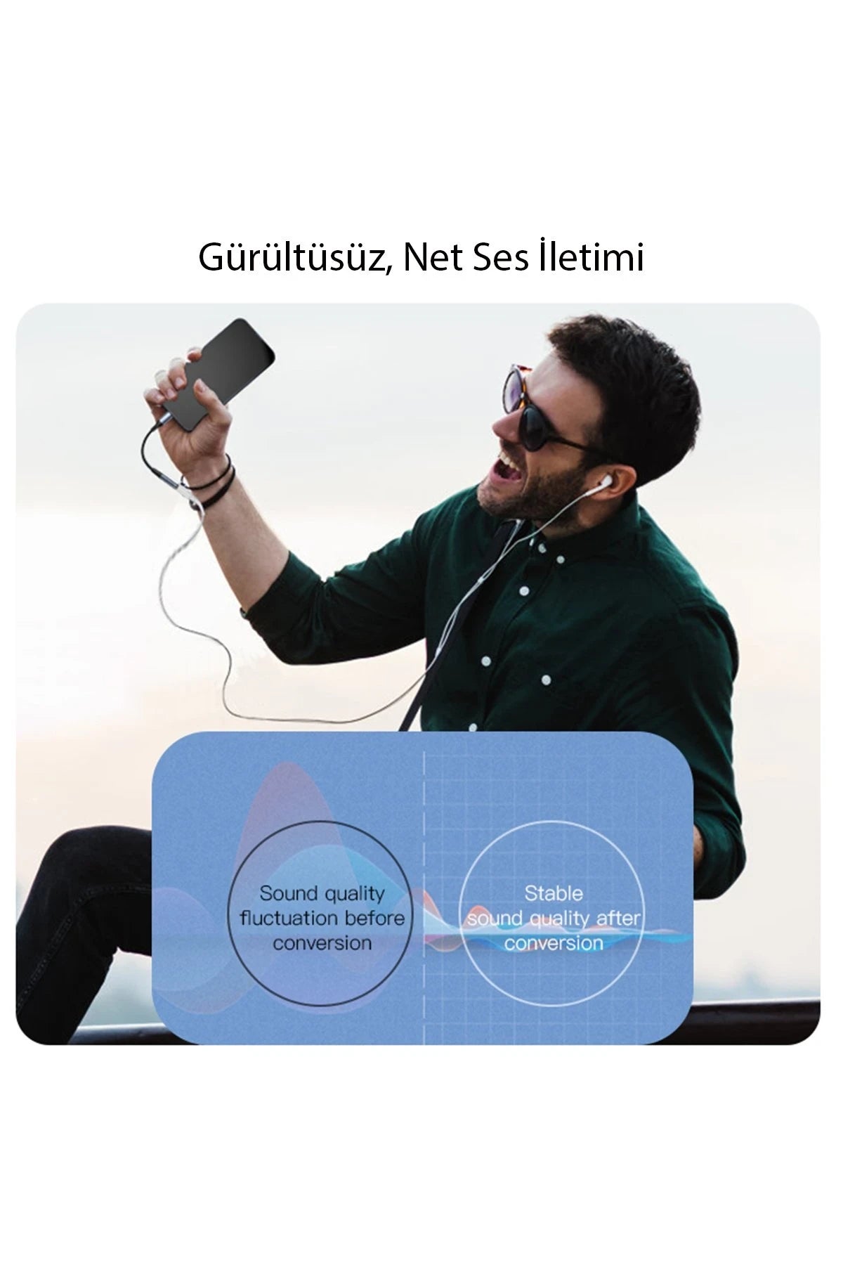 Yesido YAU38 Type-C to Aux Dönüştürücü – Cepax